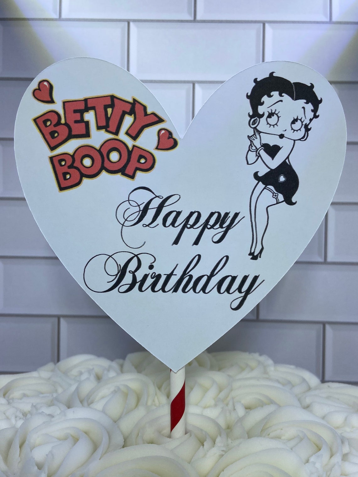 Betty Boop Cake Topper - Etsy