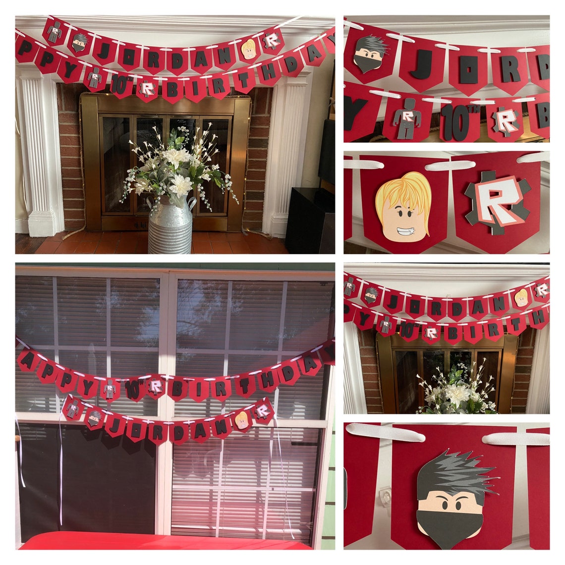 Roblox Birthday Banner | Etsy