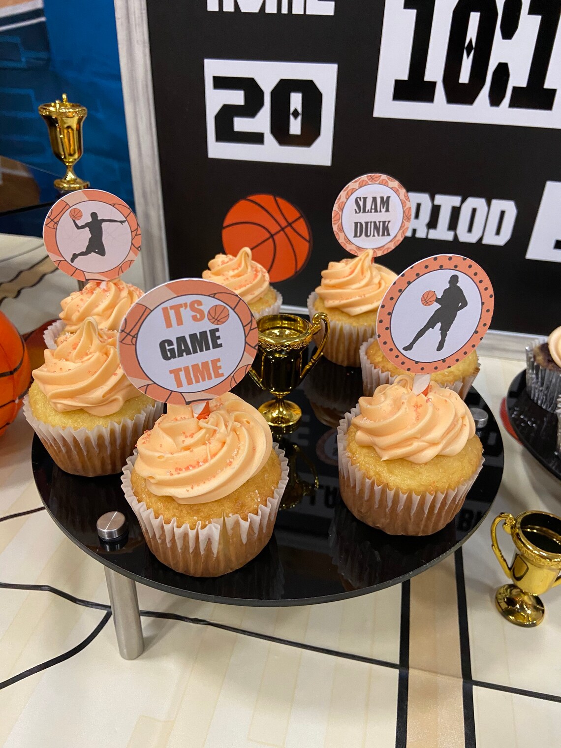 Basketball Cake Topper - Etsy