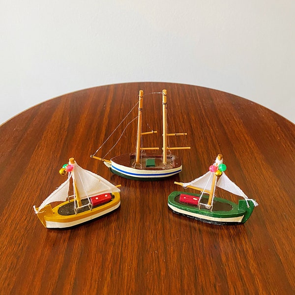 Miniature Sailboat - Etsy