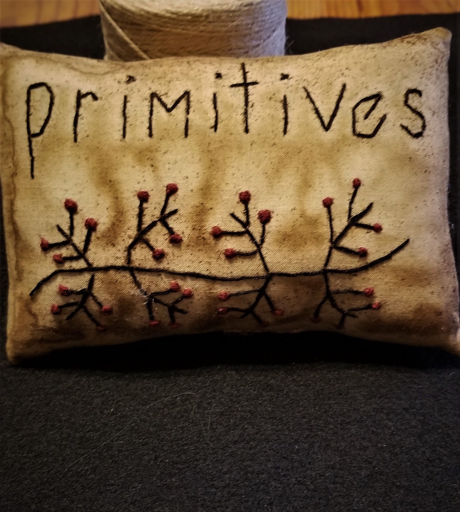 Primitive Pillow Tuck, Prim Pillow, Prim Bowl Filler, FAPM, OFG ...
