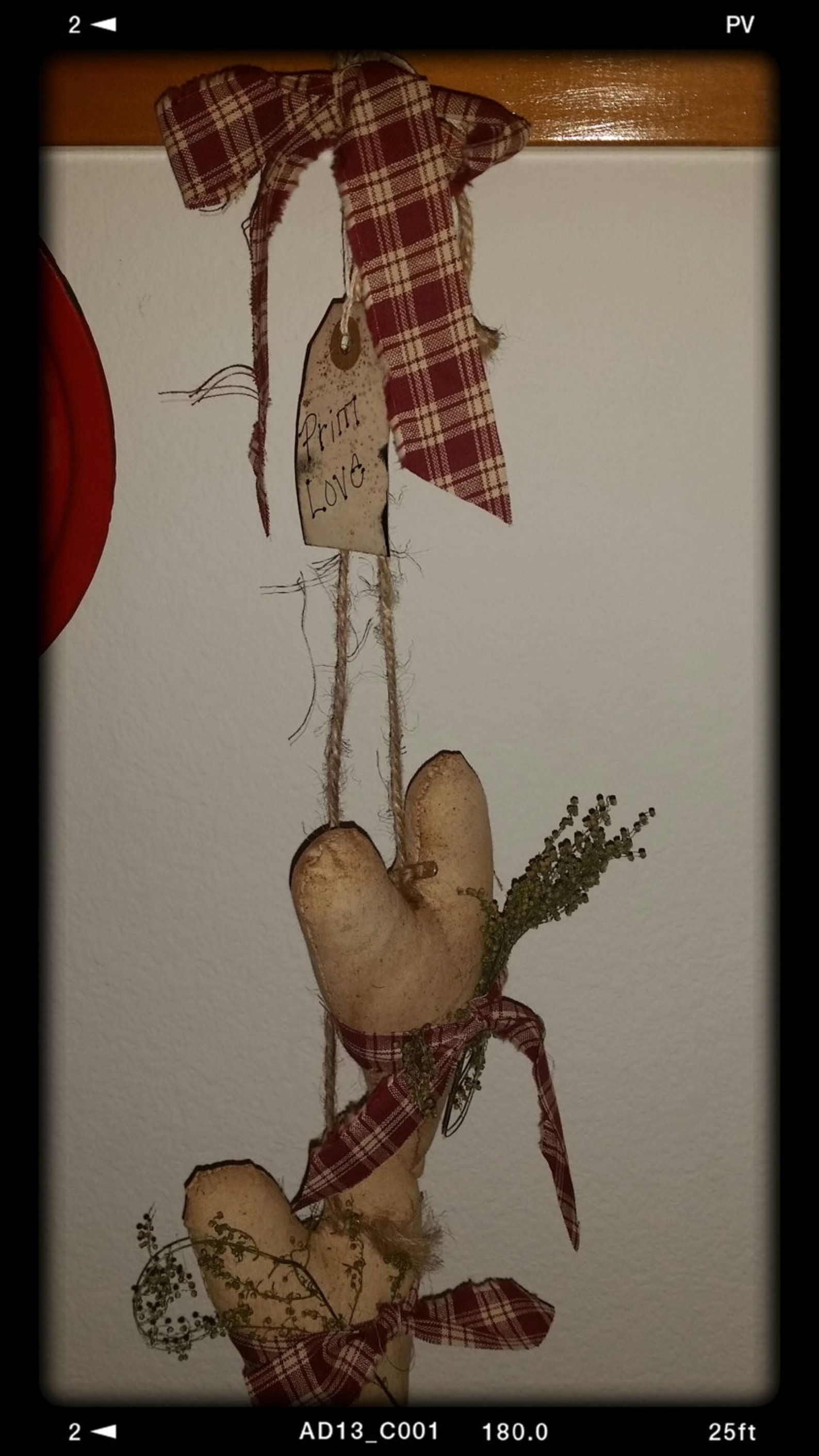 Primitive Heart Peg Hanger, Heart Hanger, Valentine Peg Hanger, OFG ...