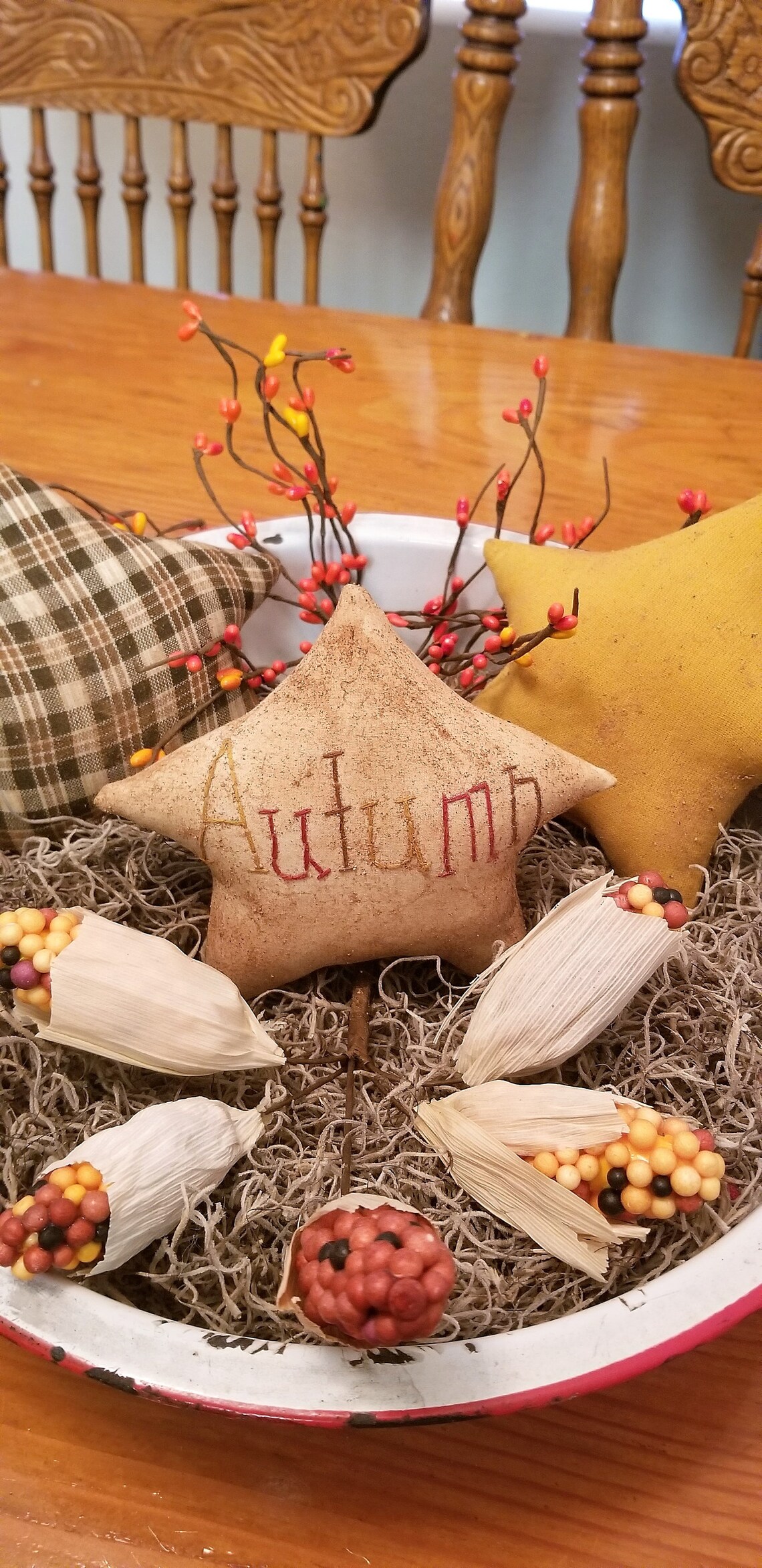 Primitive Autumn Star Bowl Fillers Autumn Decor Tucks Fall - Etsy