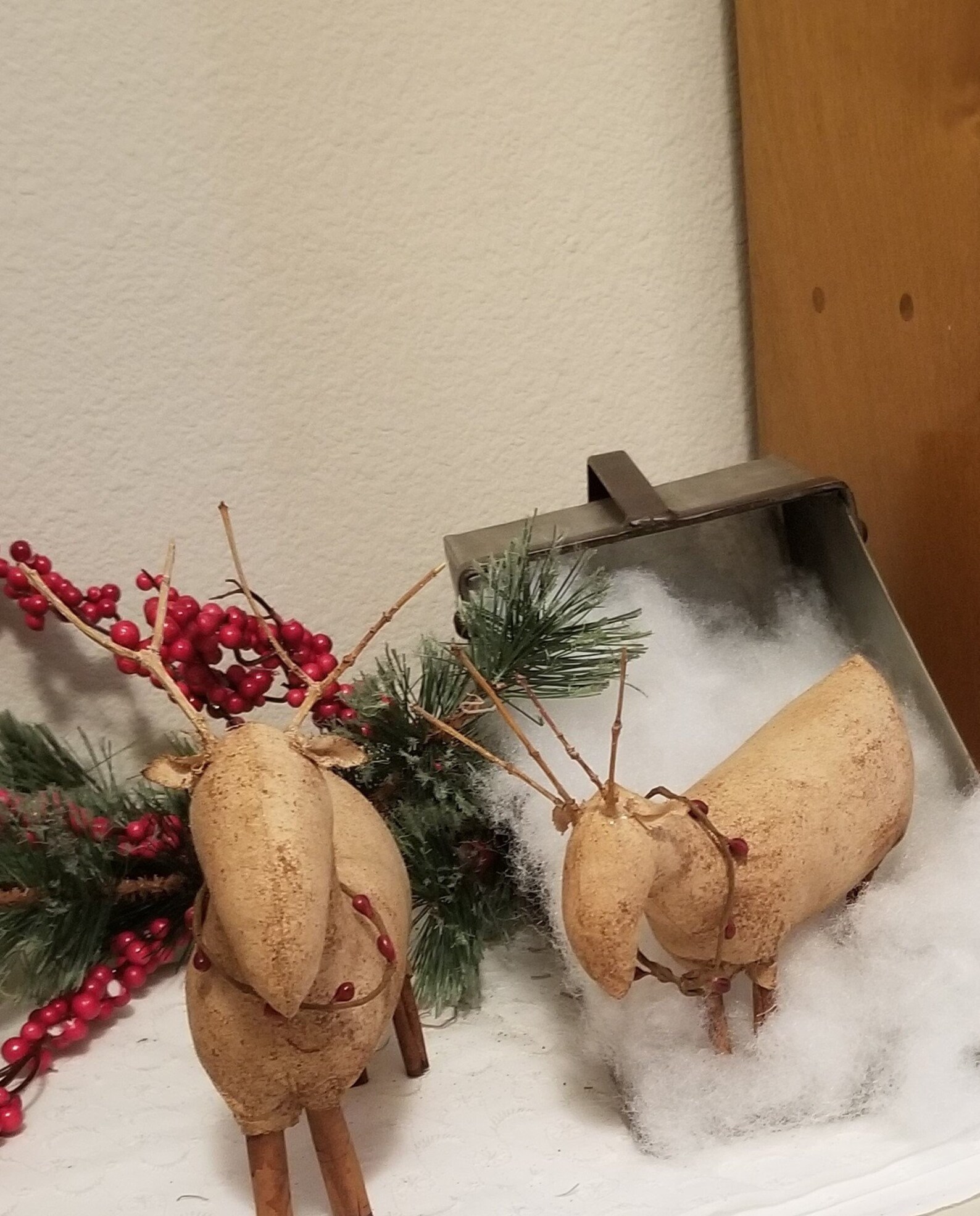 Primitive Reindeer Shelf Sitter Christmas Reindeer Christmas - Etsy