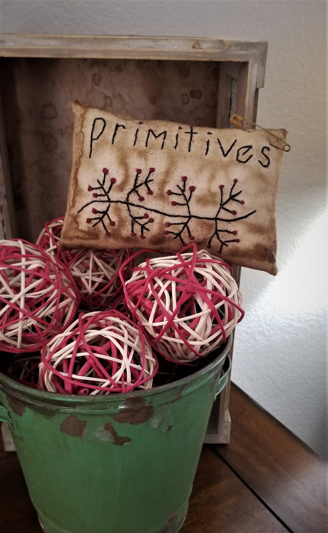 Primitive Pillow Tuck, Prim Pillow, Prim Bowl Filler, FAPM, OFG ...