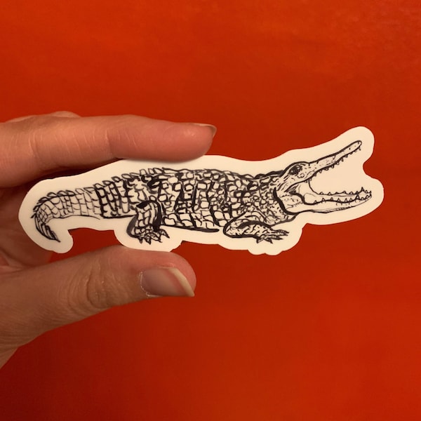 Crocodile Stickers - Etsy