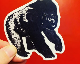 Patriotic Gorilla Face Army Gorilla Face Kiss-cut Vinyl Decal - Etsy