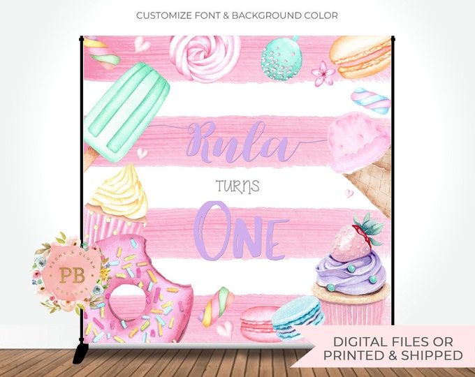 Bakery Shop Party Backdrop- Bakery Birthday Party Backdrop, Bake Shop ...