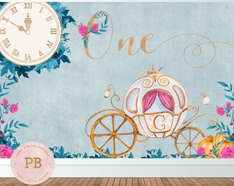 Cinderella backdrop | Etsy