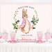 Peter Rabbit Backdrop Birthday Backdrop First Birthday Baby | Etsy