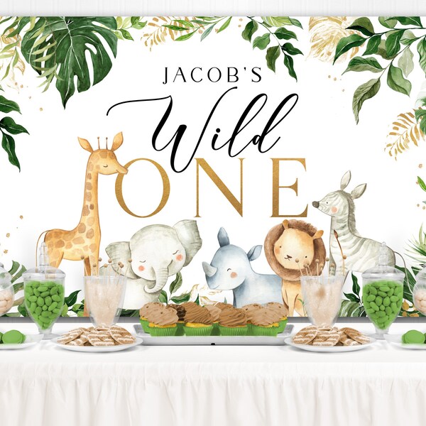 Wild One Backdrop - Etsy