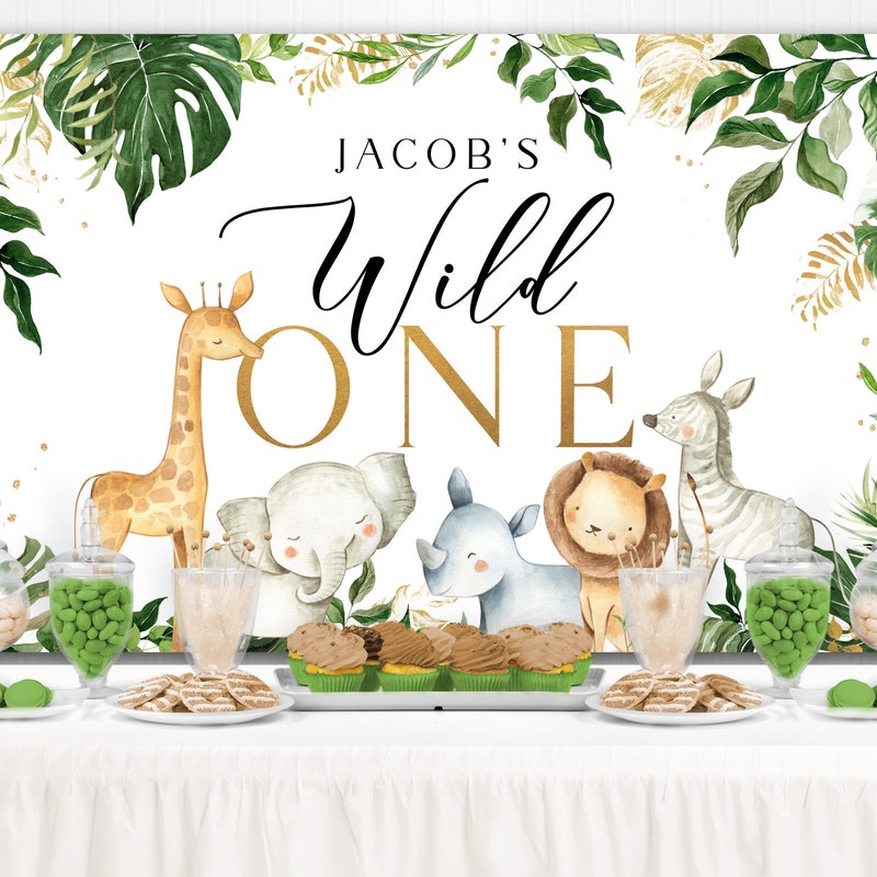 Wild One Backdrop - Etsy