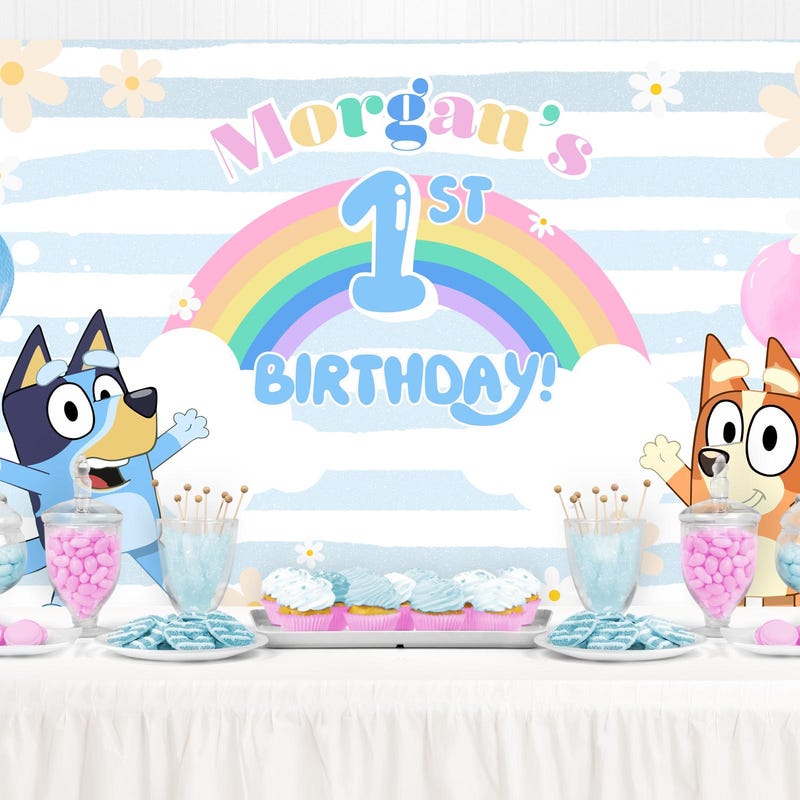 Bluey Birthday Png 1 - Etsy
