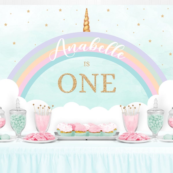 Unicorn Backdrop - Etsy