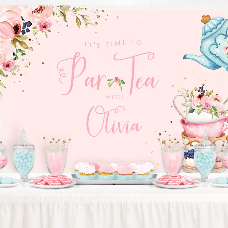 Tea Party Backdrop - Etsy