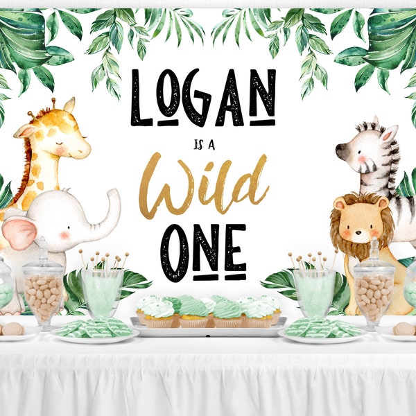 Wild One Backdrop - Etsy