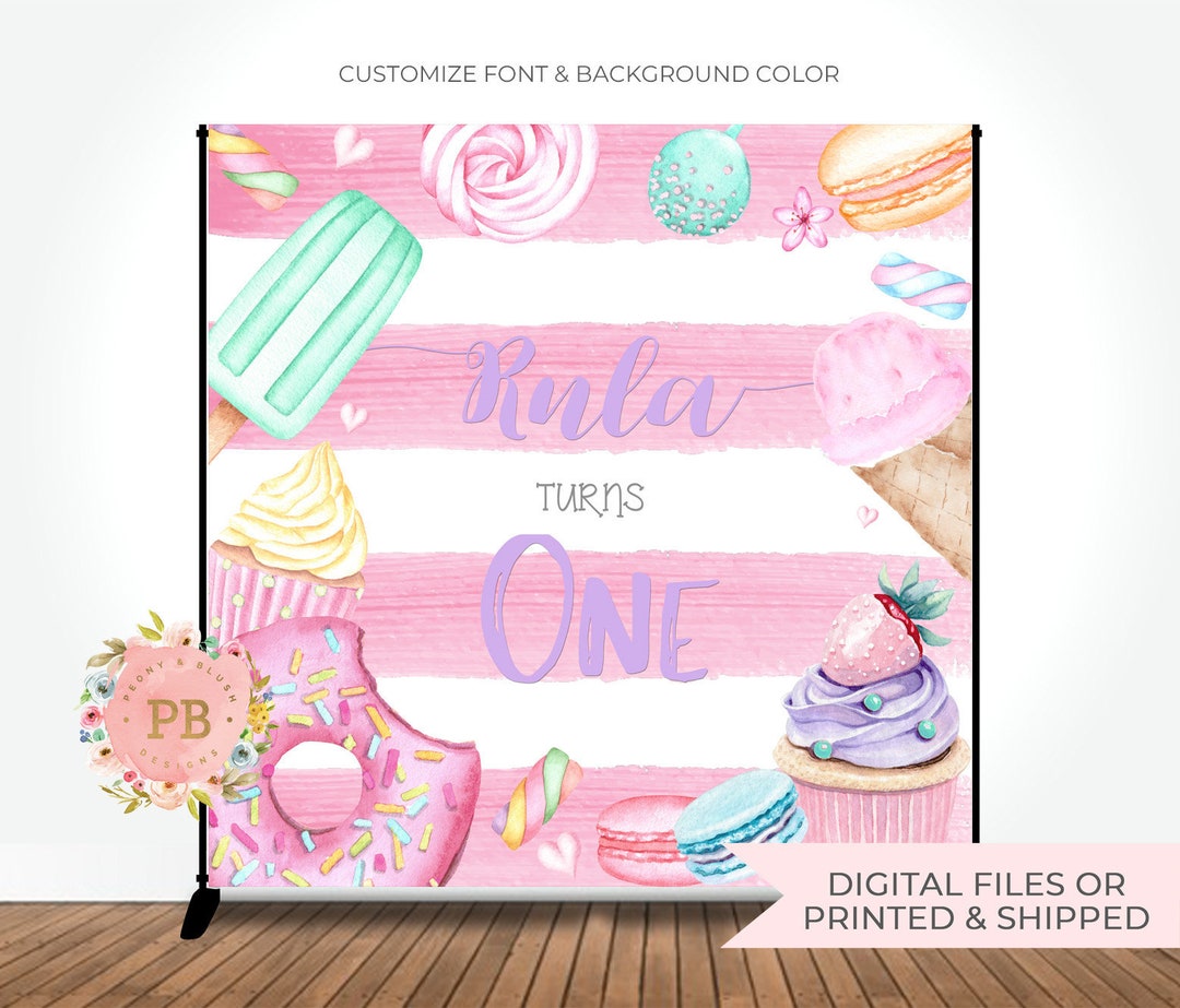 Bakery Shop Party Backdrop- Bakery Birthday Party Backdrop, Bake Shop ...