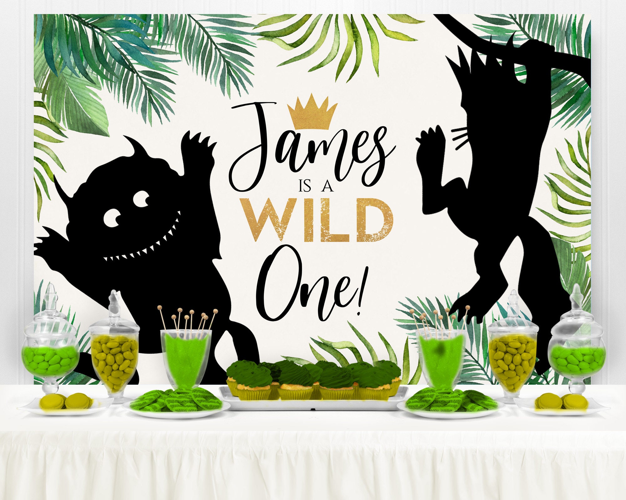 Where the Wild Things are Backdrop Where the Wild Things | Etsy