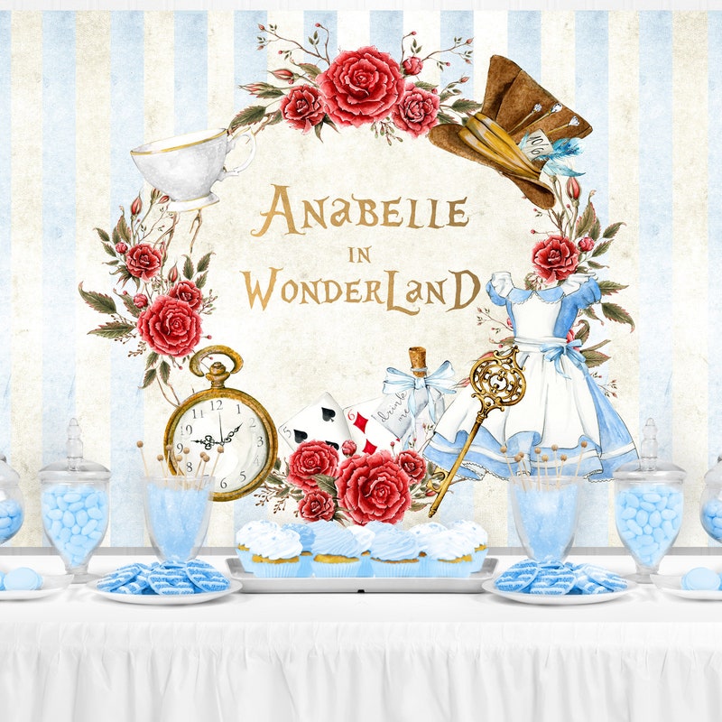 Wonderland Banner - Etsy