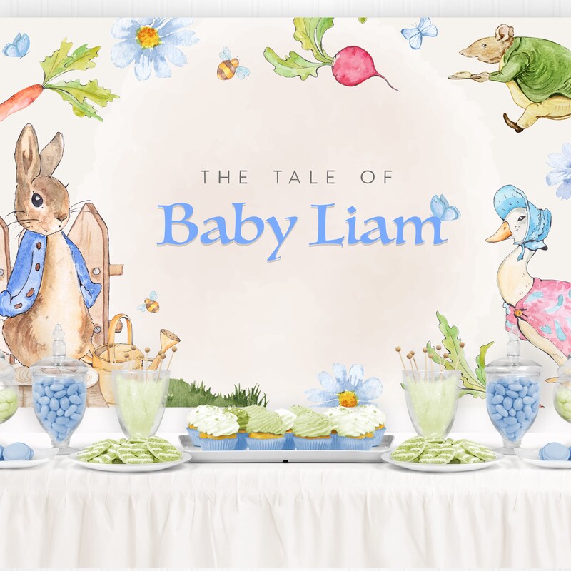 Peter Rabbit Backdrop - Etsy