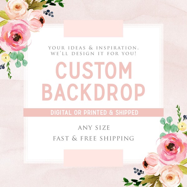 Printable Backdrop - Etsy