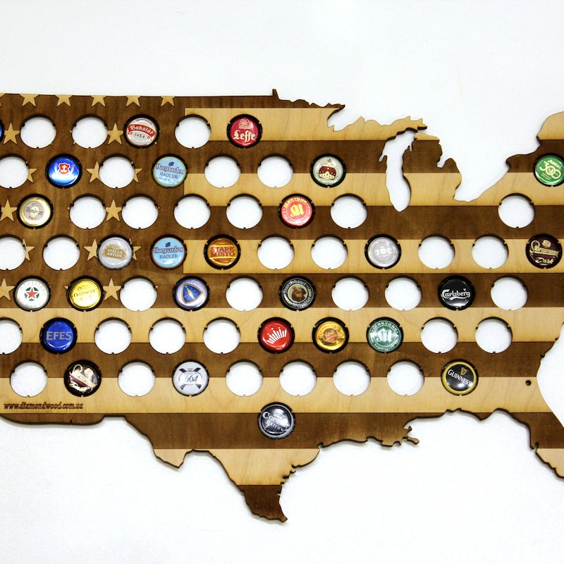 BeerCapMapStore - Etsy