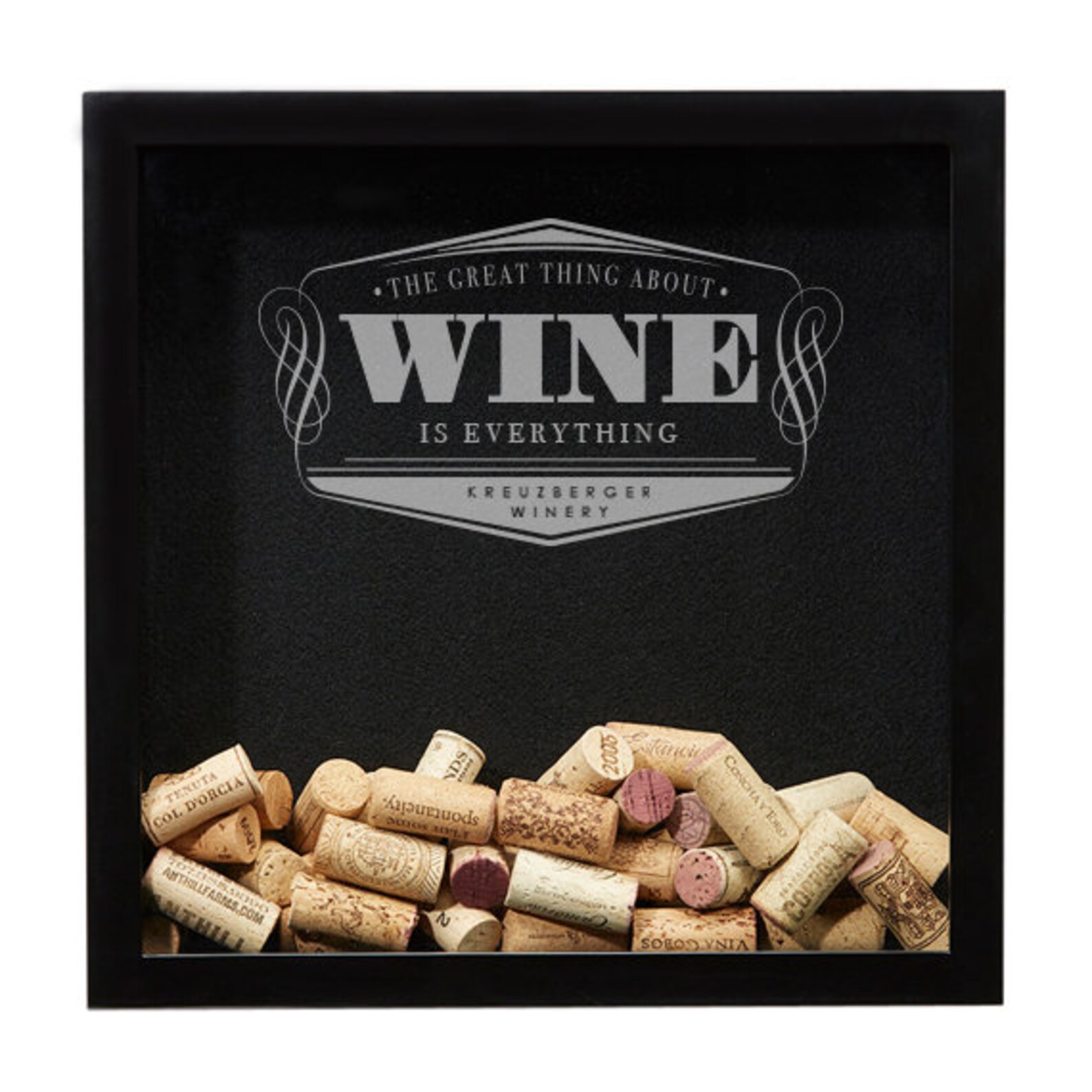 Wine Cork Holder Wine Cork Shadow Box Wine Shadow Box Wine - Etsy