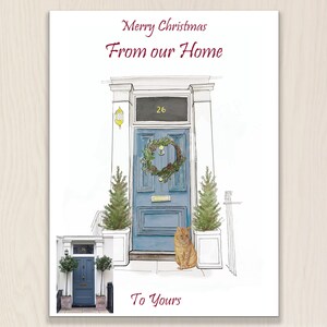 Personalised Drawing of Your Home/ Building Portrait on Christmas Cards ...