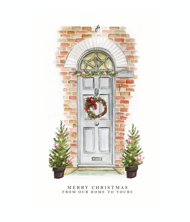 Personalised Drawing of Your Home/ Building Portrait on - Etsy