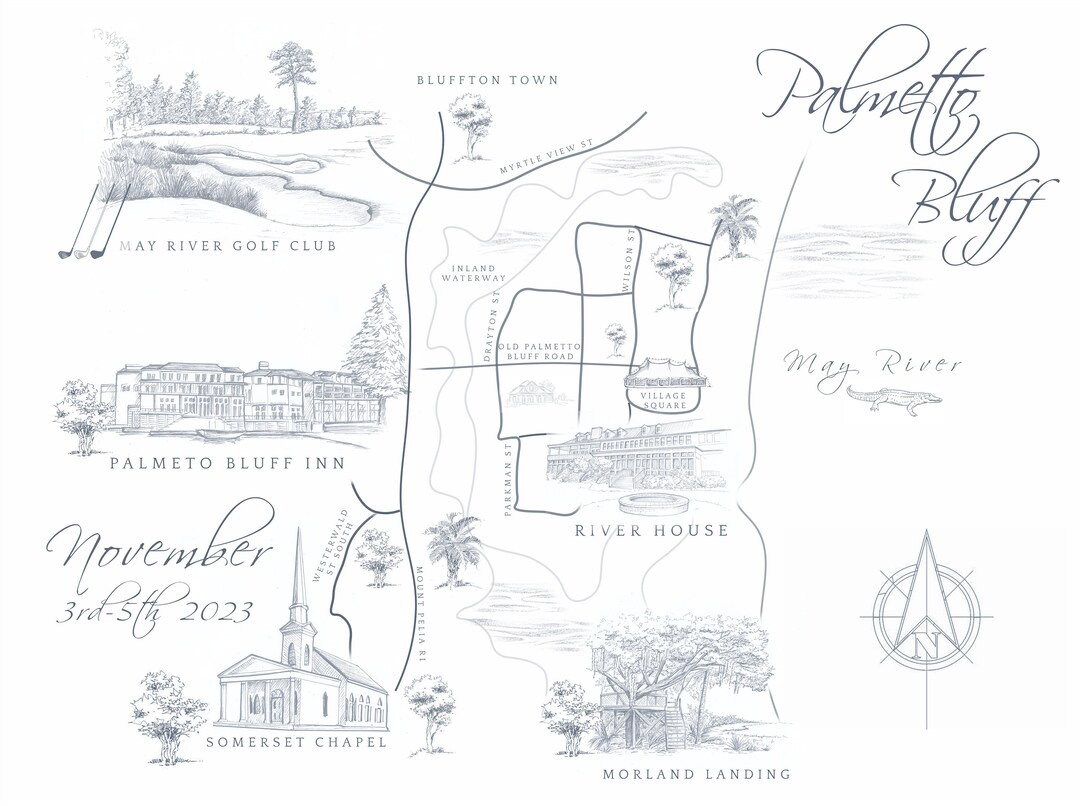 Custom Wedding Venue Map Illustration wedding Map - Etsy UK