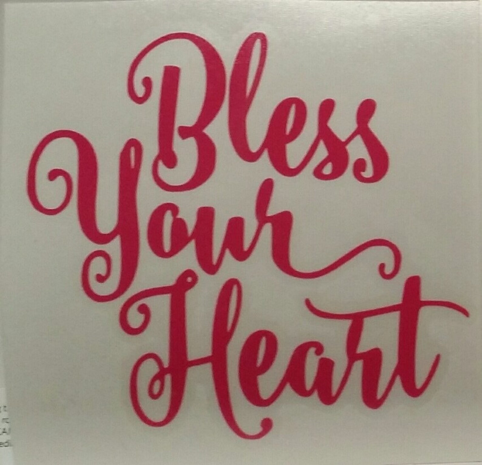 Bless Your Heart Vinyl Decal Sticker/blessed/heart/vinyl/decal/yeti ...