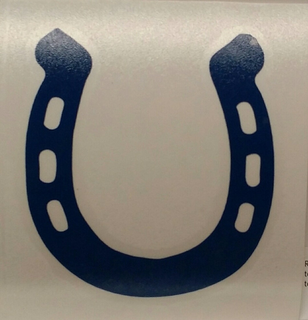 Horse Shoe Vinyl Decal Sticker/horse Shoe/horse/shoe/lucky Horse Shoe ...