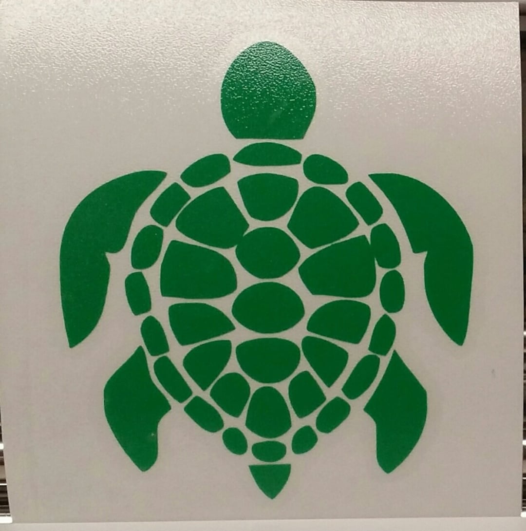 Turtle Vinyl Decal Sticker/yeti Decal/car Decal/laptop Decal Sticker - Etsy