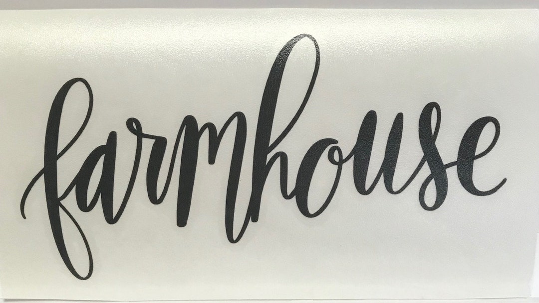 Farmhouse/farmhouse Vinyl Decal Sticker/vinyl/decal/sticker/yeti Decal ...