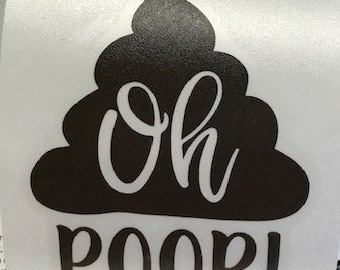 Yeti Sticker Decal Poop Happens Inspirational Quotes Funny Cool Skins ...