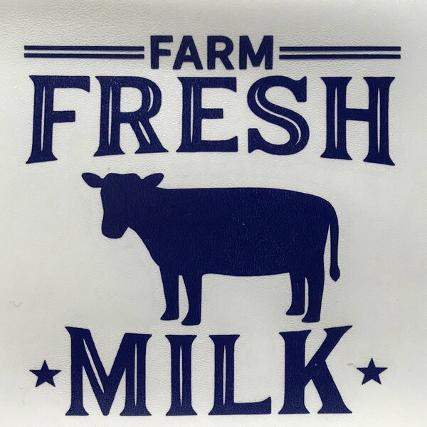 Milk Can Decal - Etsy