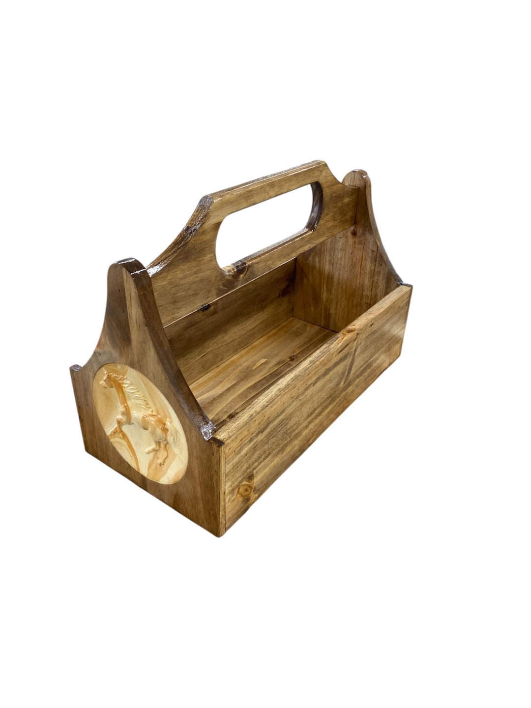 All Wood Garden Tote - Grooming Box/tool Box/ Horse Grooming Tote - Etsy