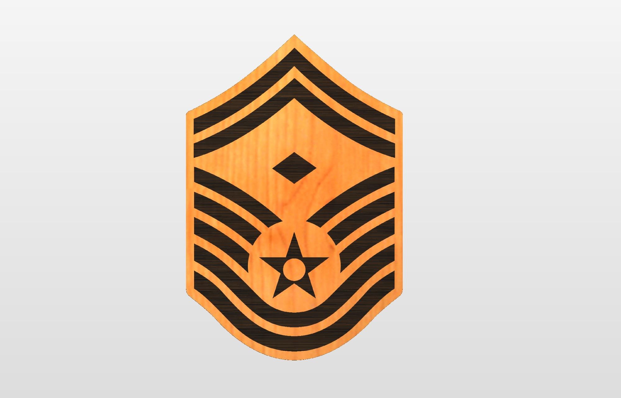 Custom Folding Wood Air Force Master Sergeant Plaque – Personalized ...