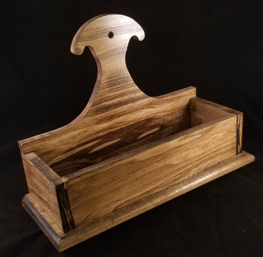 Handcrafted Wooden Wall-mounted Storage Box (made to Order) - Etsy