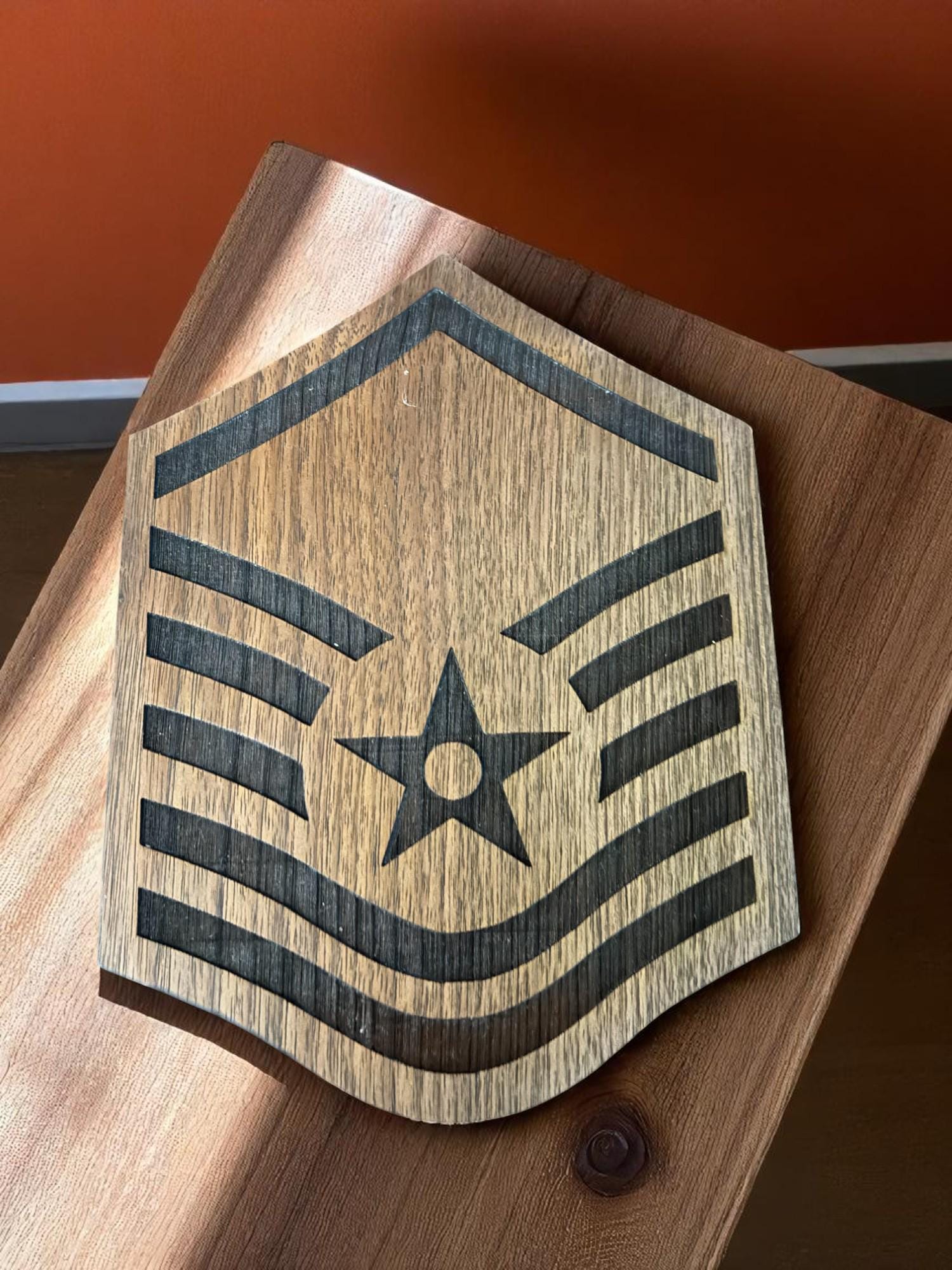 Custom Folding Wood Master Sergeant Plaque – Personalized Military Gift ...