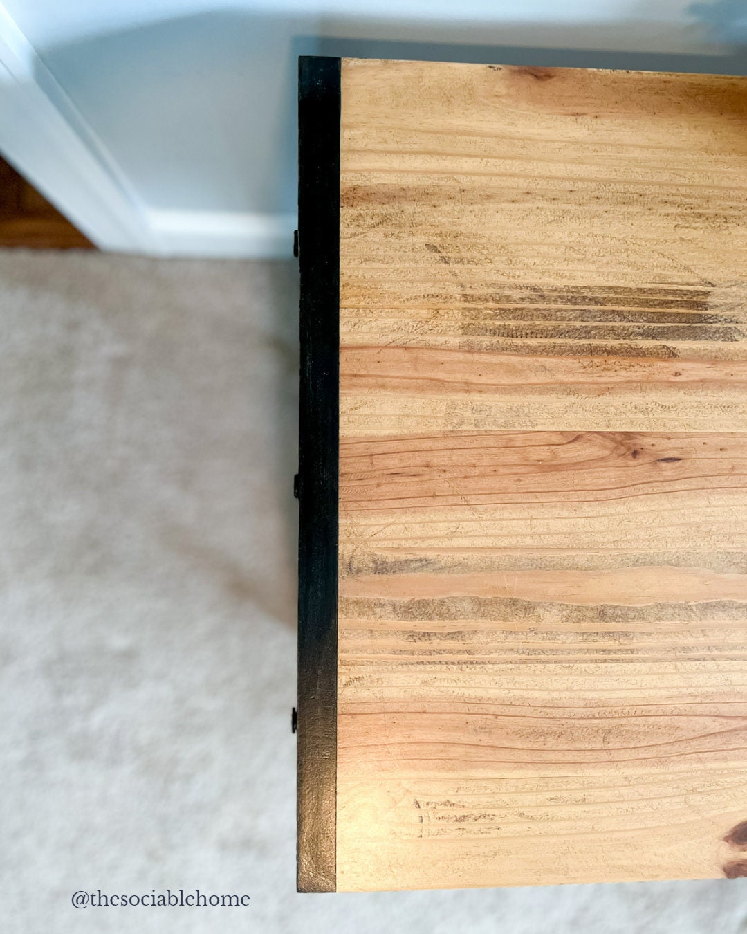 Rustic Hardwood Side Table Many Colors Modern Wood End - Etsy