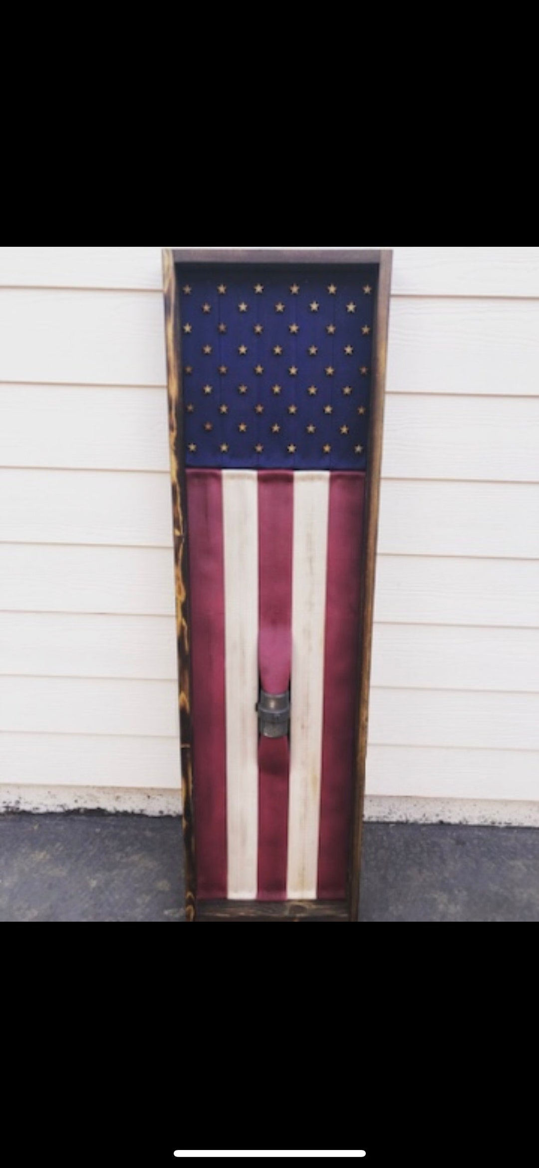 Fire Hose American Flag Porch Sign (multiple Options) - Etsy
