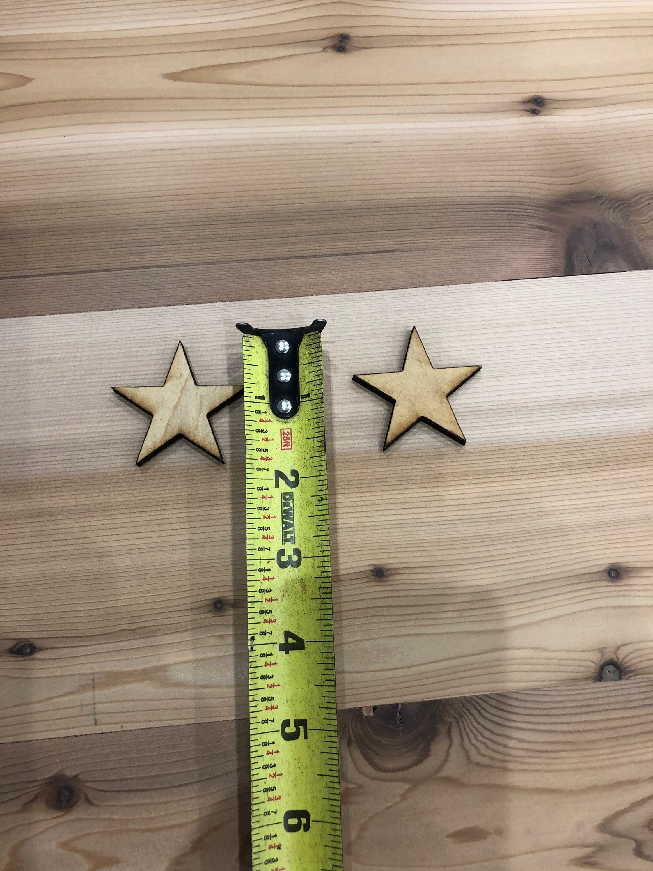 Laser Cut Wooden Stars - Etsy