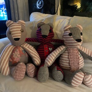 Memory Bears - Custom Made - Etsy