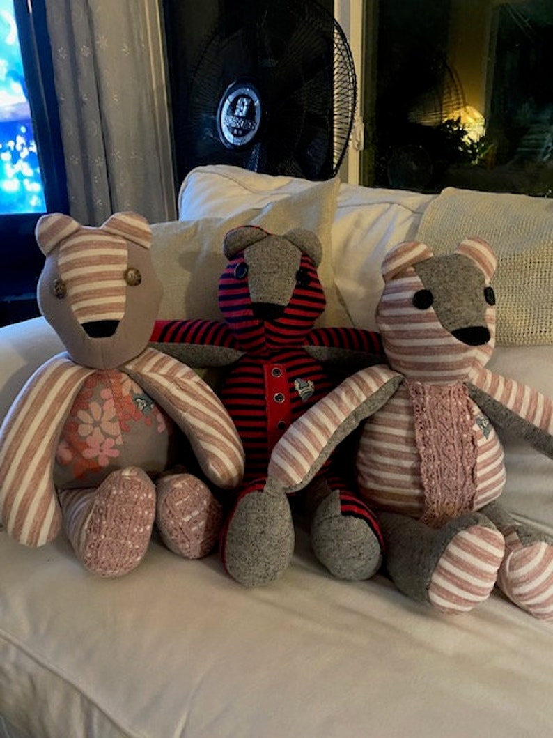 Memory Bears - Custom Made - Etsy