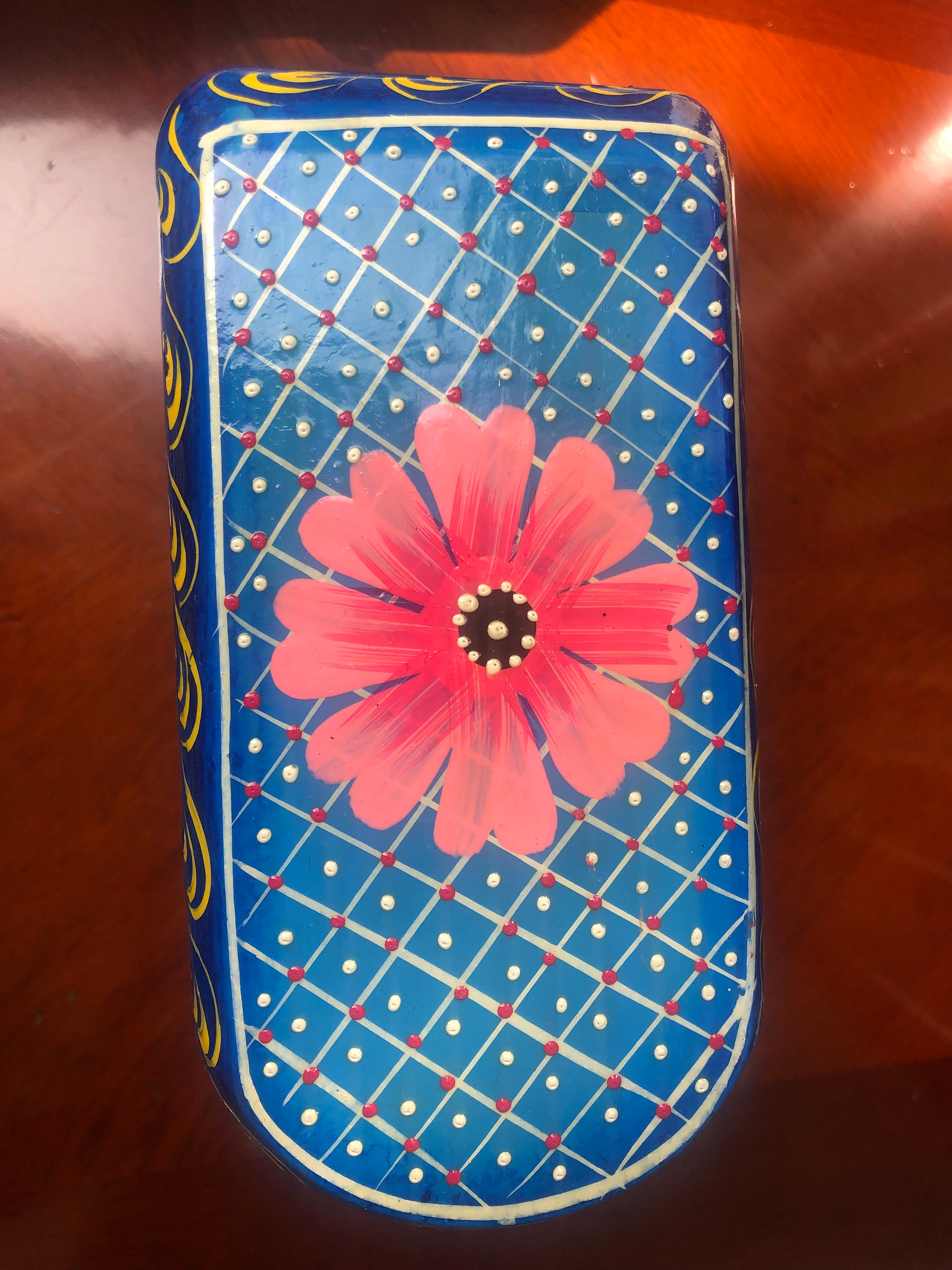 Indian Auto Rickshaw Hand Painted Wood/wooden Traditional Transport ...