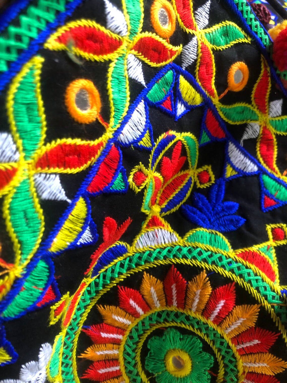 Mirror Work Embroidery Vest Waist Coat Traditional Ethnic Indian Hand ...
