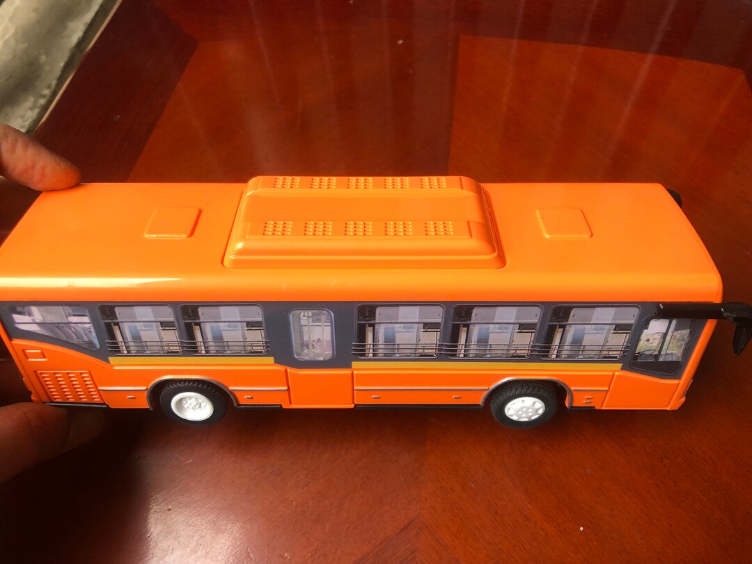 Indian Bus Toy Pull Back Bus Toy for Little Boy Little Girl ...