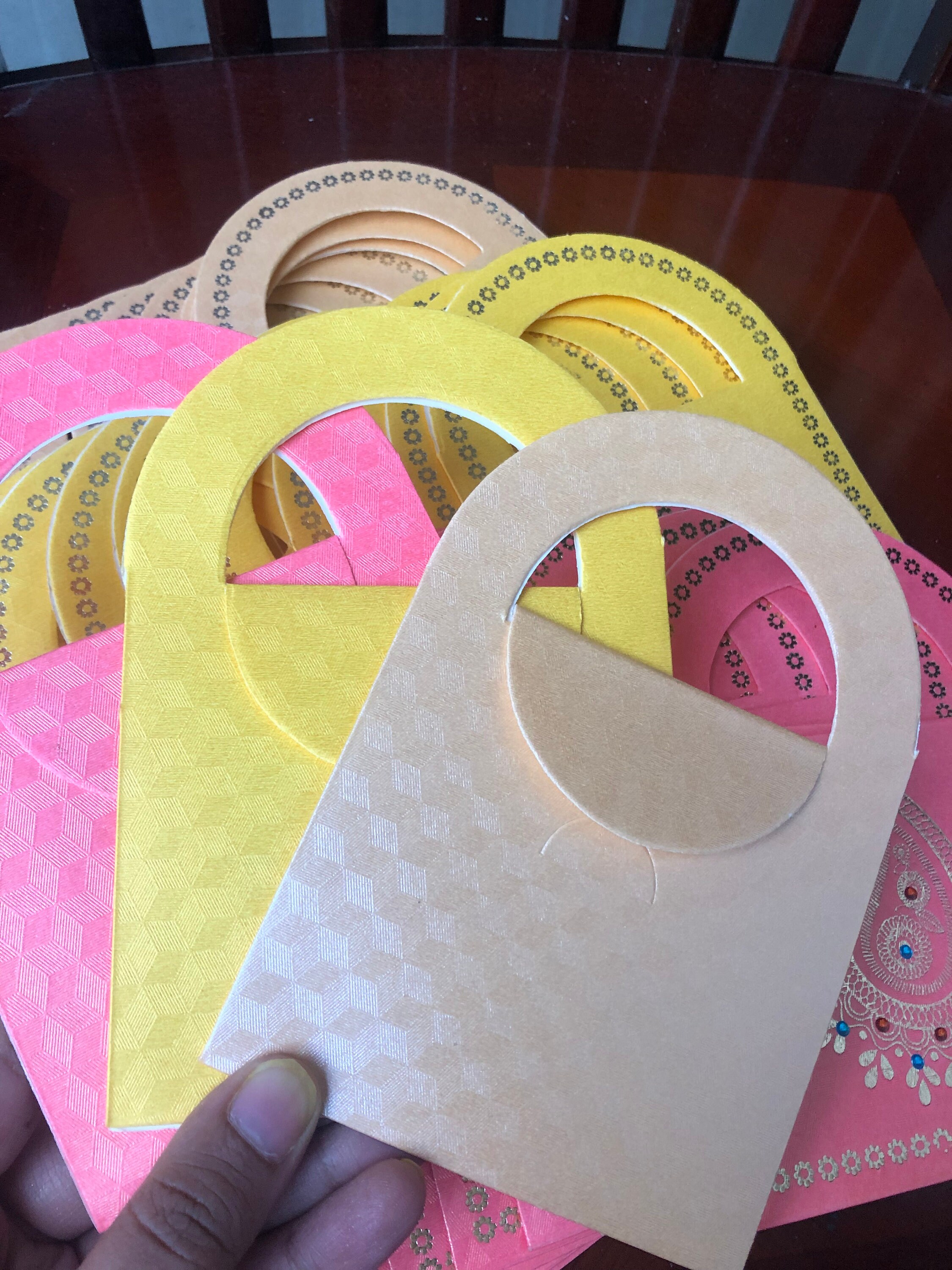Set of 30. Envelopes for Money/shagun Indian Pink/yellow/beige Cash ...