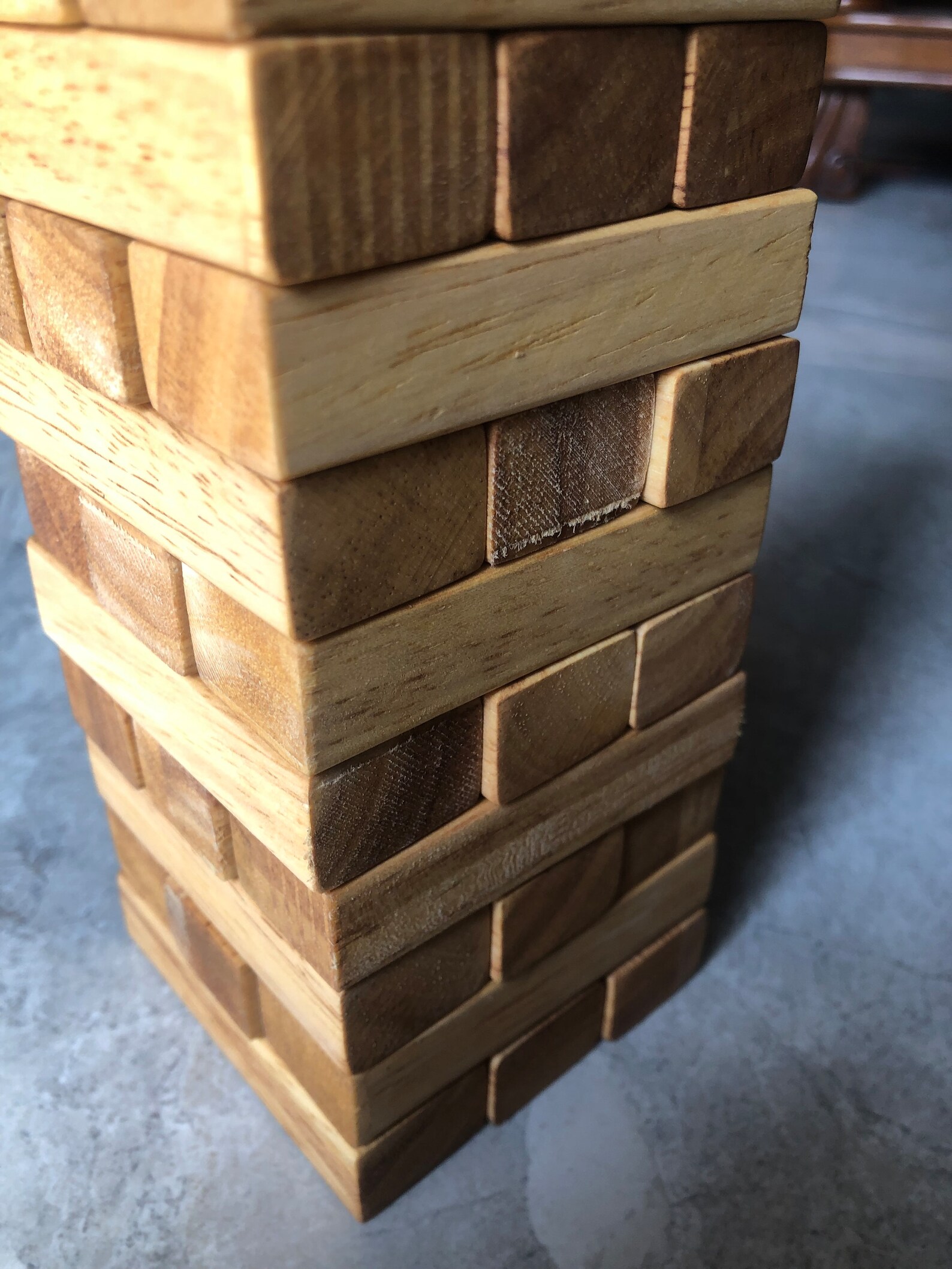 Wood Tumbling Blocks Stacking Blocks 54 Piece Wood Wooden Blocks. for ...